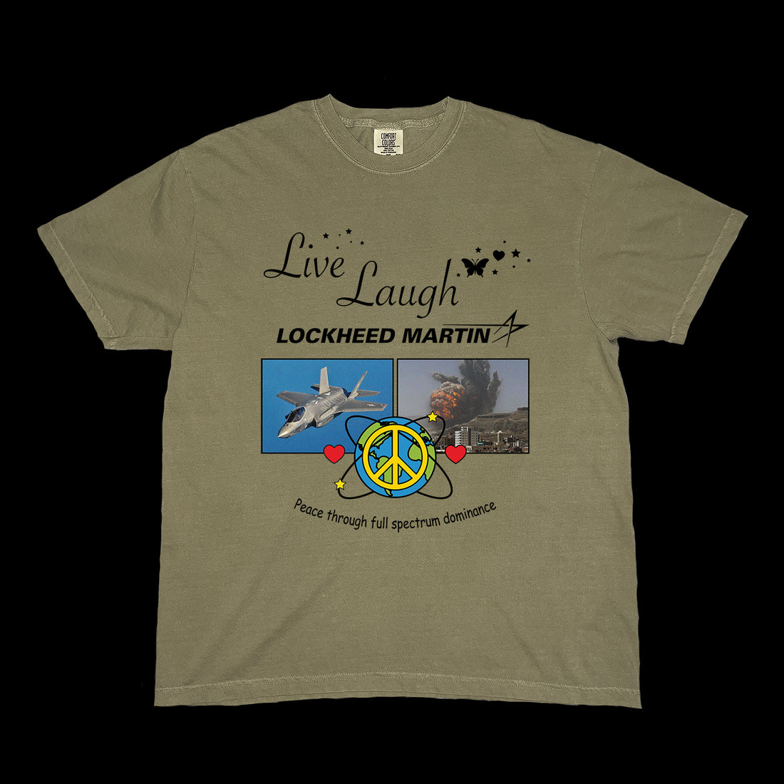 LIVE LAUGH LOCKHEED MARTIN T-SHIRT – Lucid Pantry